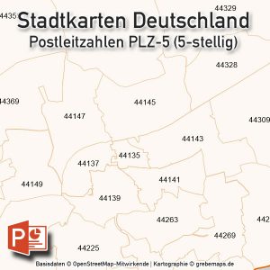 PLZ-Karte Stuttgart Archive - grebemaps® B2B-KartenShop (GKC)